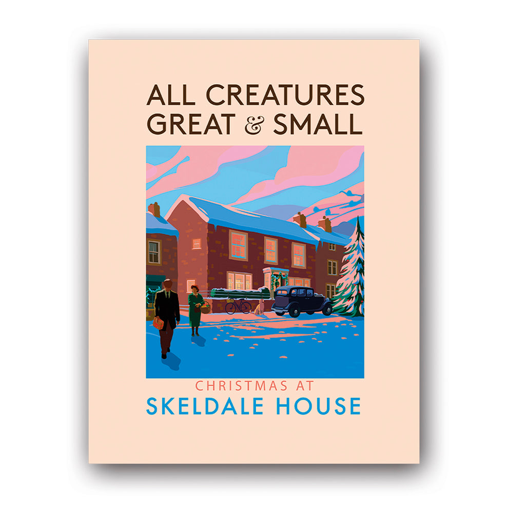 All Creatures Great and Small Christmas at Skeldale House Art Print ...