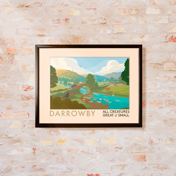 All Creatures Great and Small River Crossing to Darrowby Art Print ...