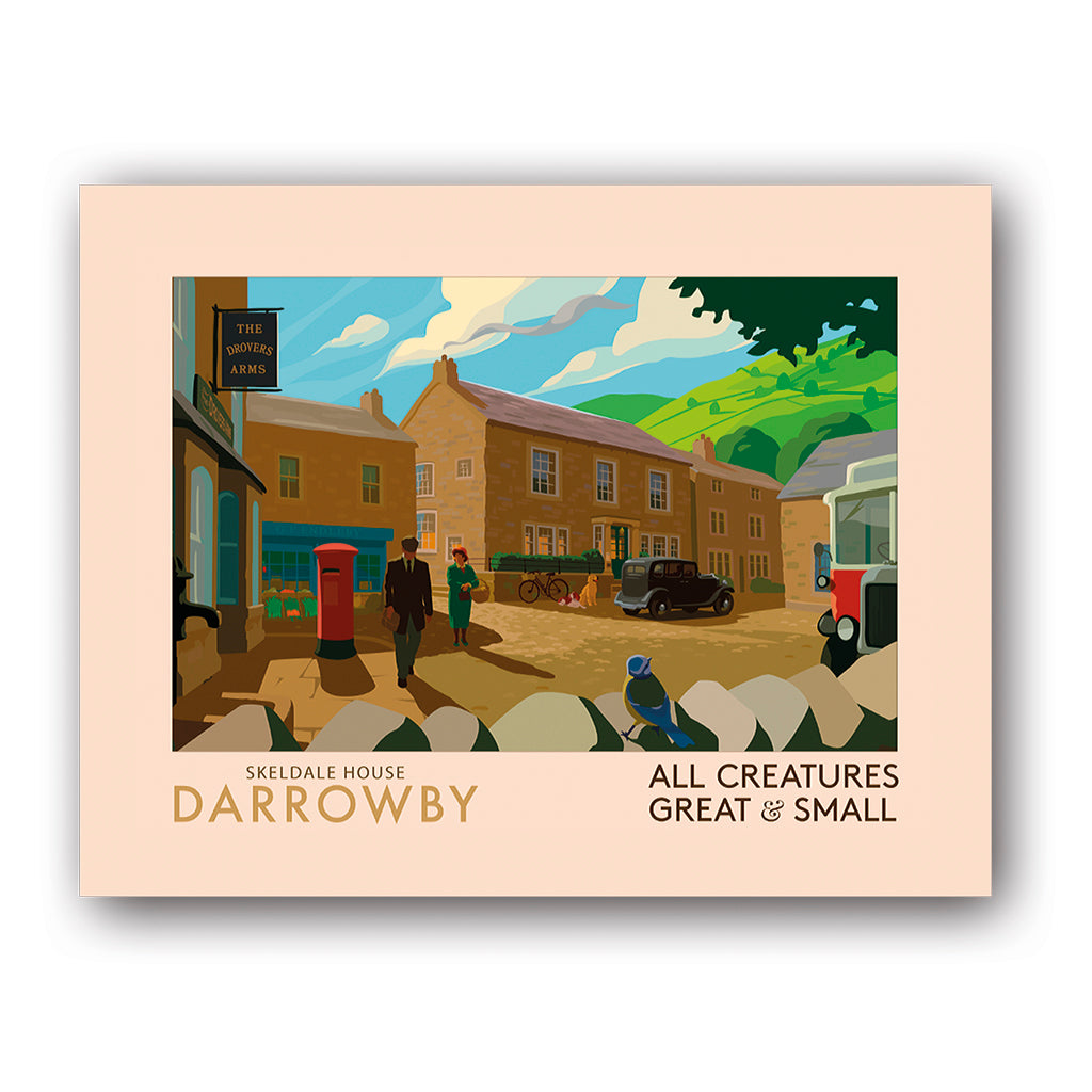 All Creatures Great and Small Skeldale House Darrowby Art Print – All ...
