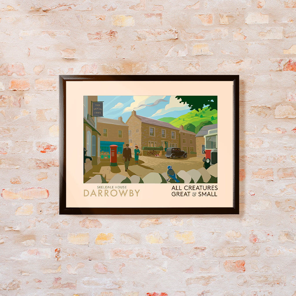 All Creatures Great and Small Skeldale House Darrowby Art Print – All ...